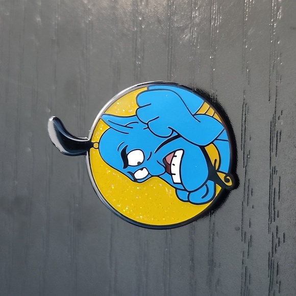 Disney | Accessories | Disneys Aladdin Genie Inspired Glitter Enamel ...
